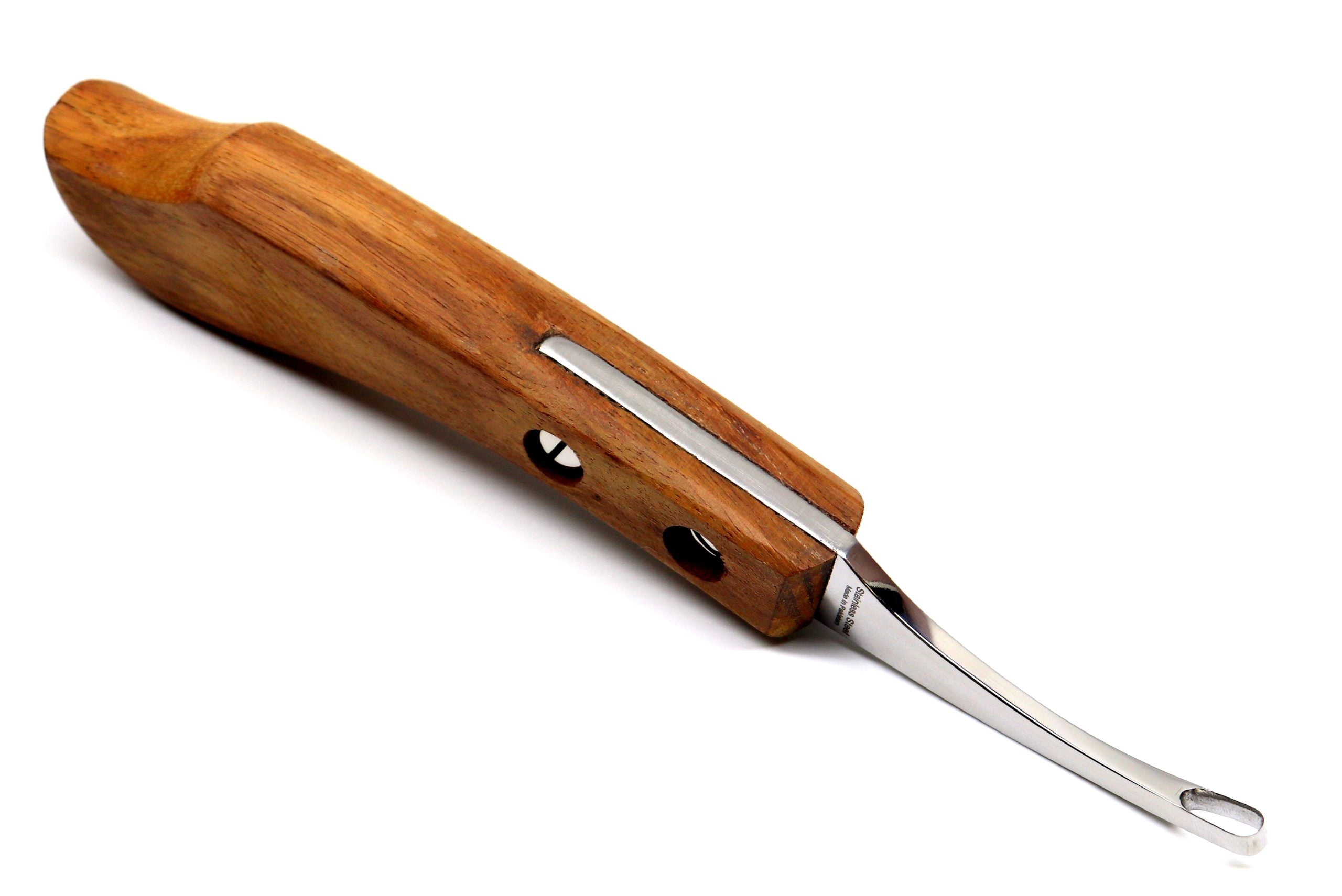 Farrier Hoof Abscess Small Loop Knife with Wooden Handle 8 Cm Long ...