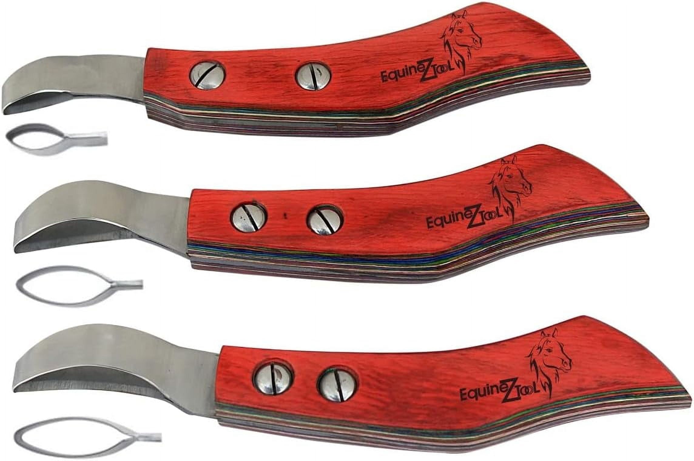 Farrier Loop Knives Hoof Knifes Rainbow Wooden Handle - Walmart.com