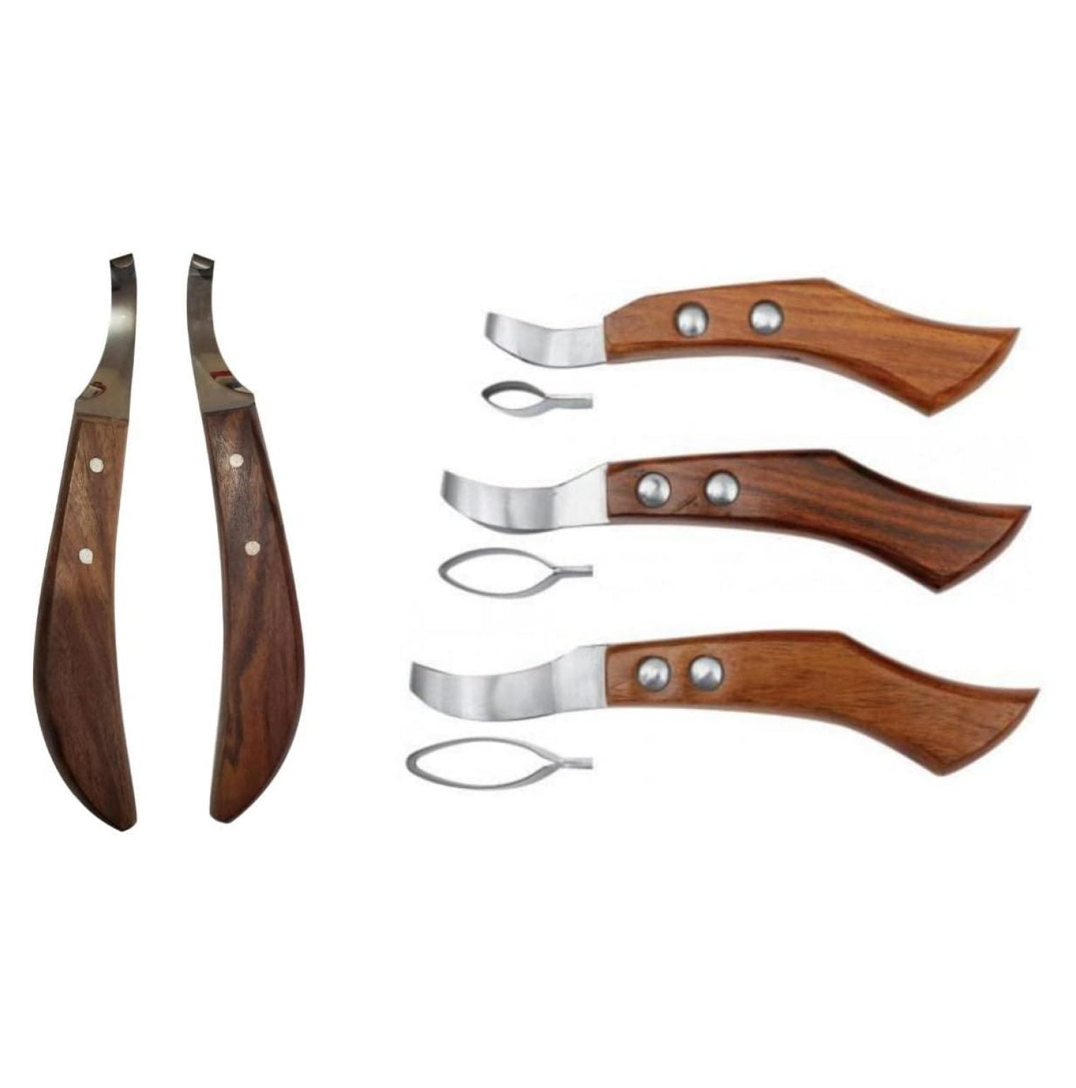 Farrier Loop Knives Set and Farrier Hoof Knives Set - Walmart.com