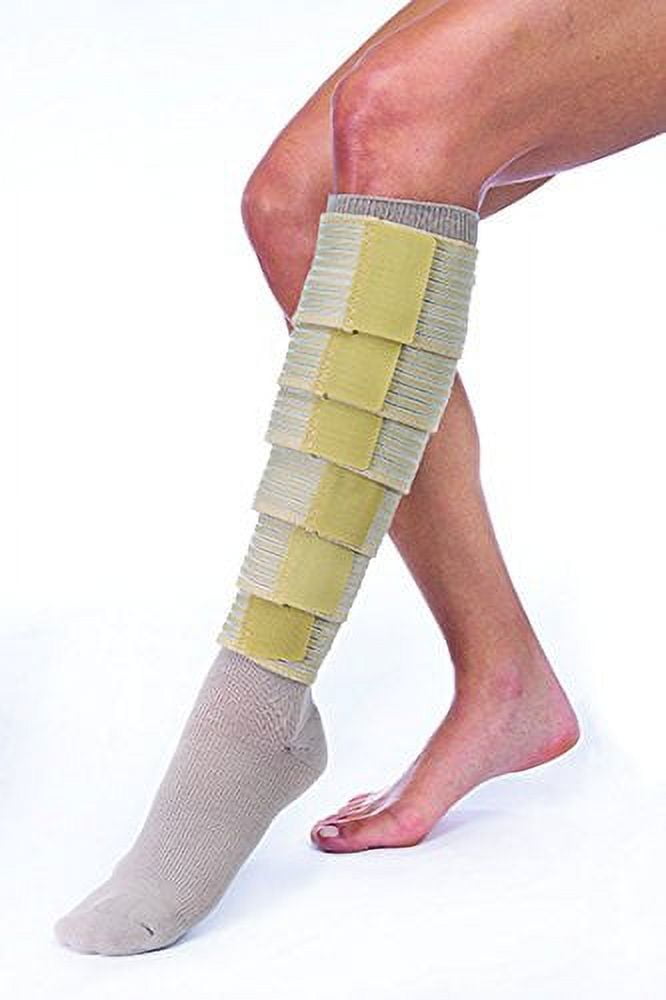 FarrowWrap Classic Legpiece, Tan with compression sock, BSN Jobst ...