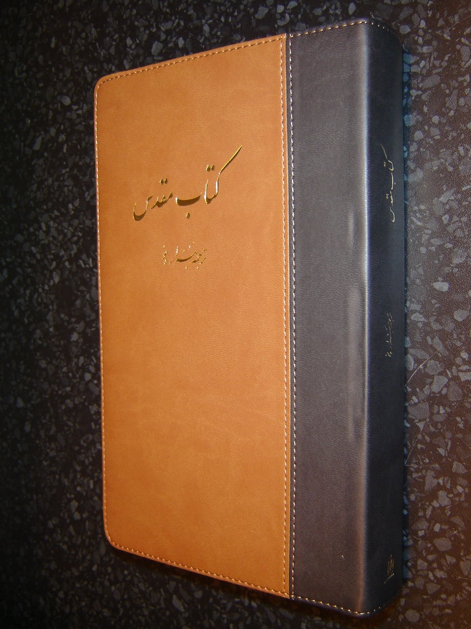 Farsi Bible / Persian Bible / Leather Bound Brown, with Gilded Gold ...