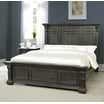 Roundhill Furniture Maderne Traditional Wood Panel Bed, King Size ...