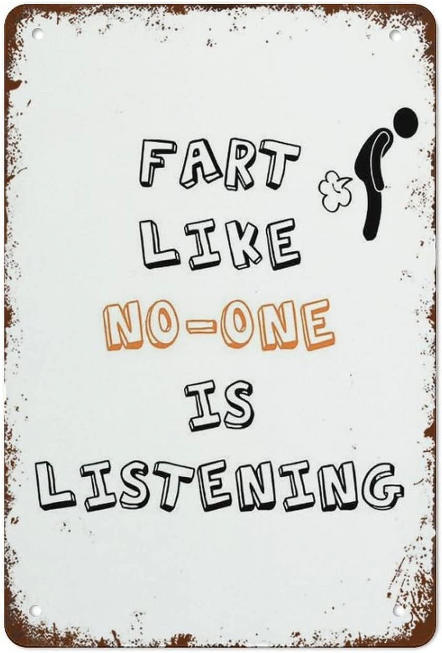 Fart Like No One is Listening,Bathroom Print,Wall Art,Poster Vintage ...
