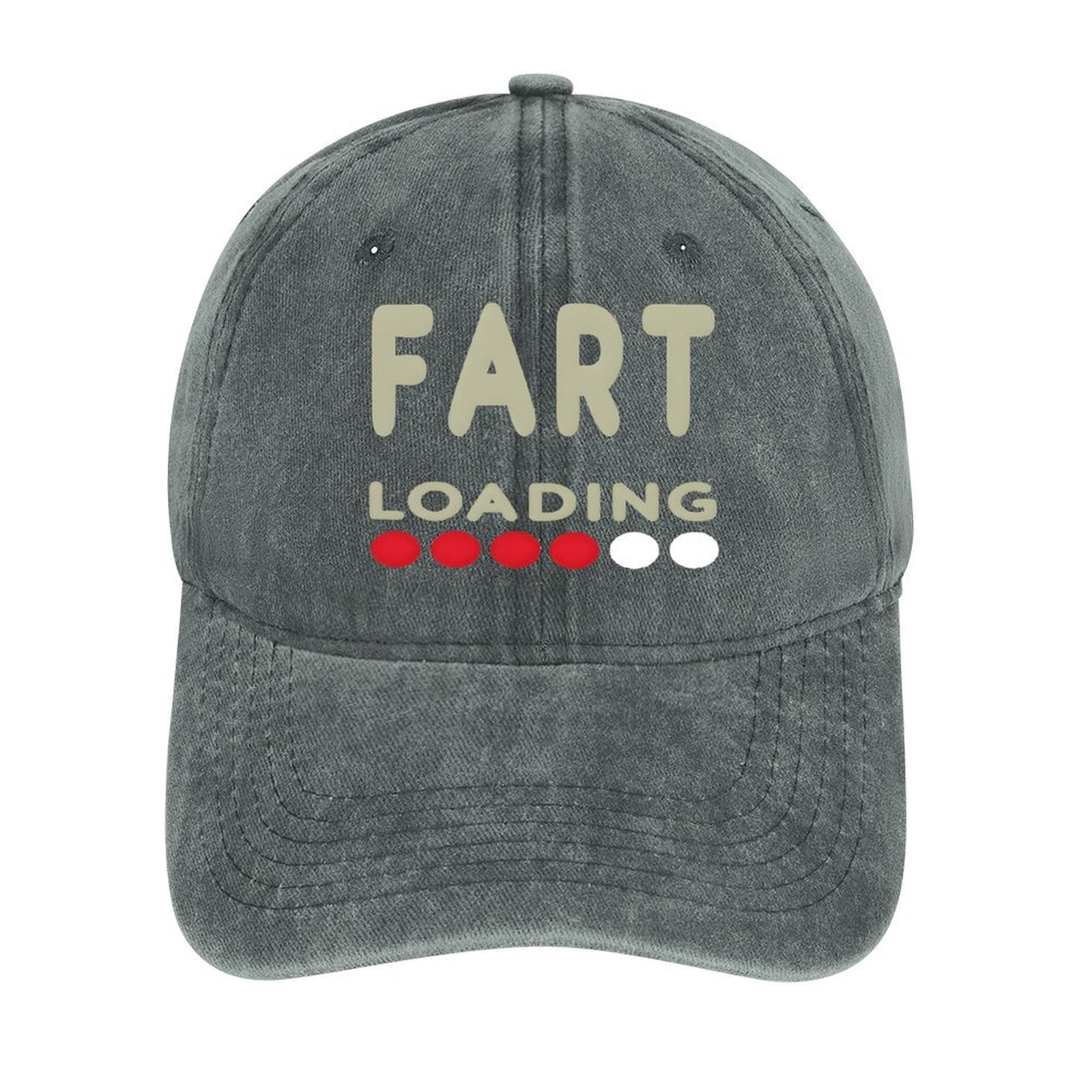 Fart Loading Gray Hat Adjustable Funny Fashion Unisex Baseball Cap For ...