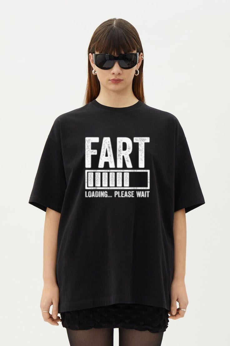 Fart Loading Please Wait T-Shirt with Funny Dad Joke for Father’s Day ...