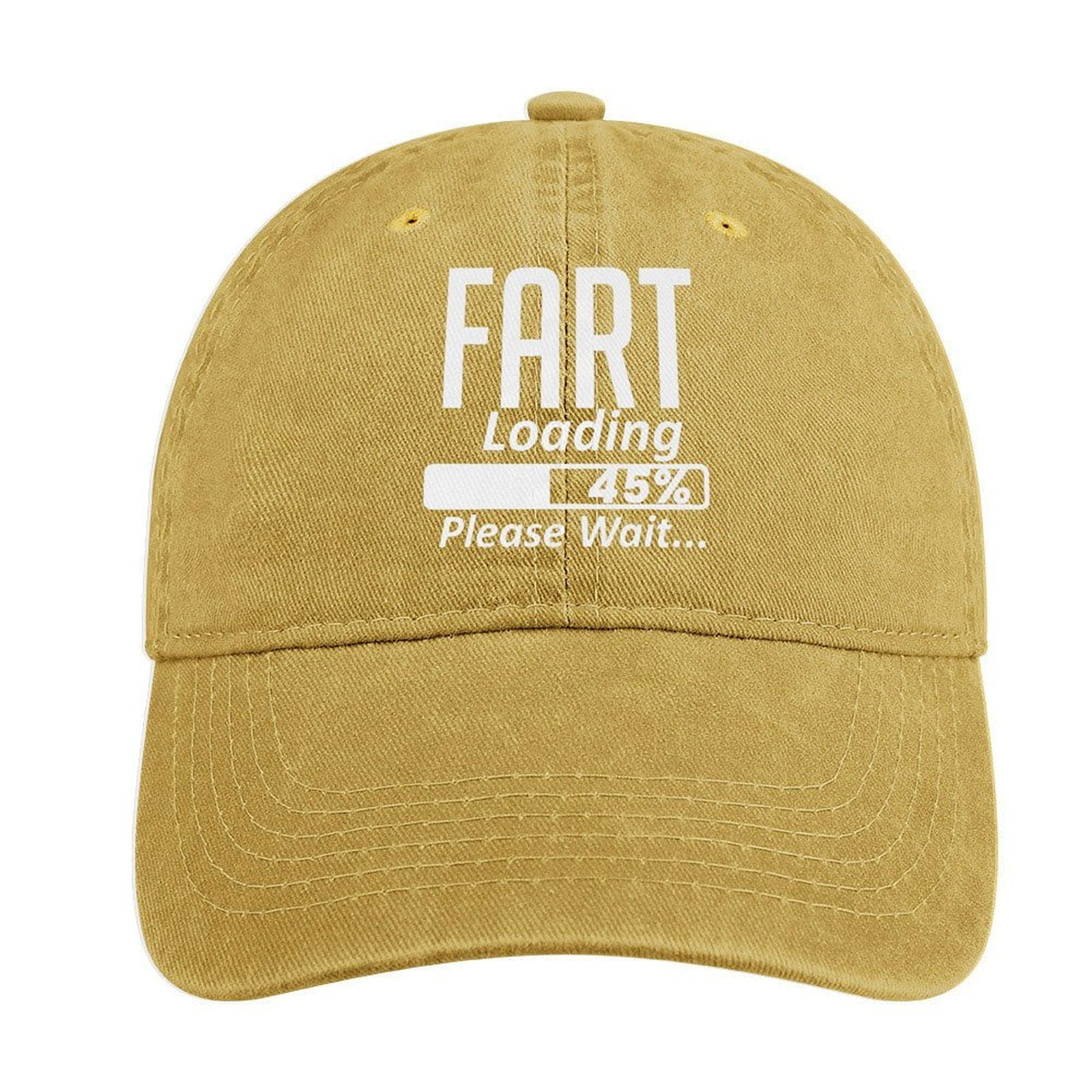 Fart Loading Sand Colour Hat Adjustable Funny Fashion Unisex Baseball ...