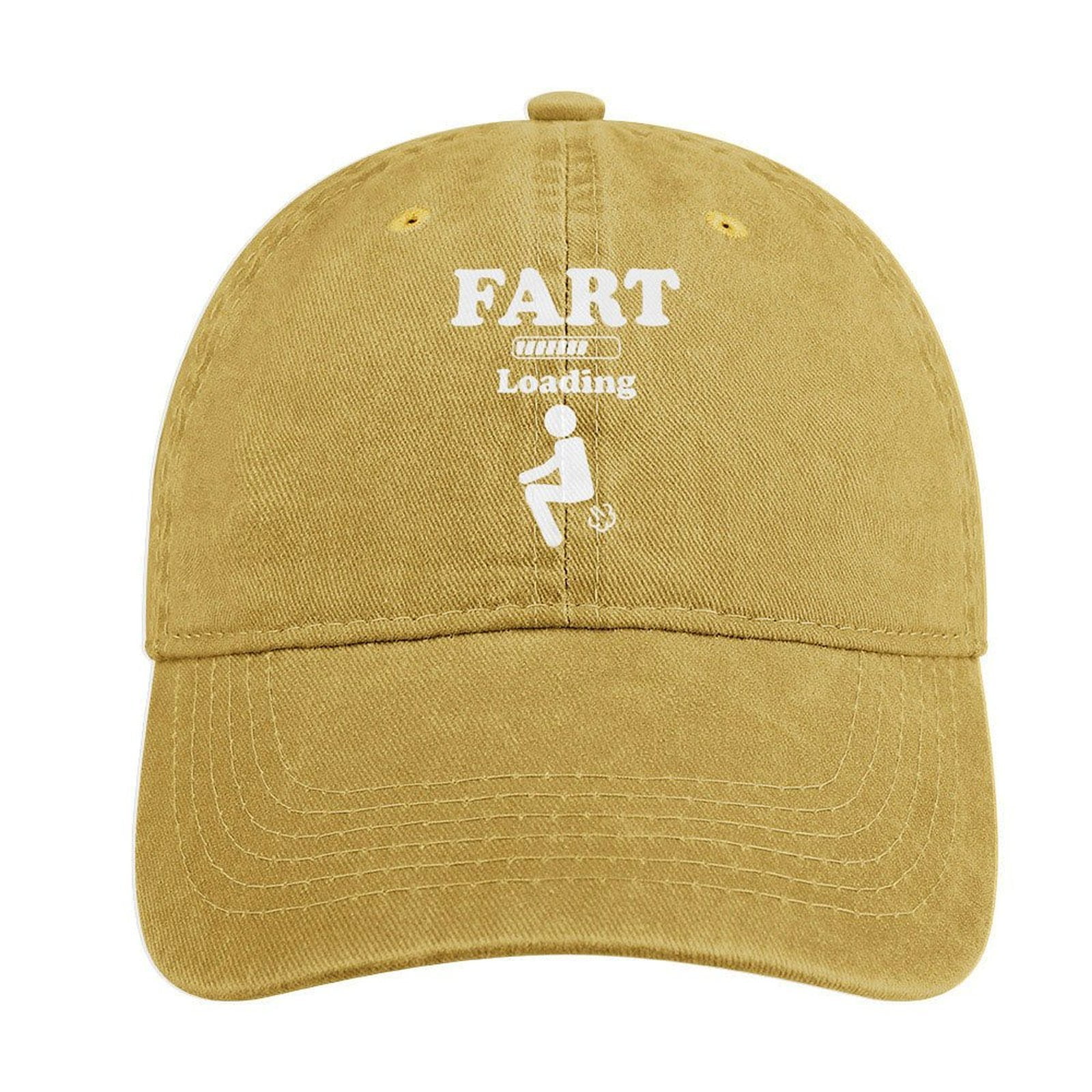 Fart Loading Sand Colour Hat Adjustable Funny Fashion Unisex Baseball ...