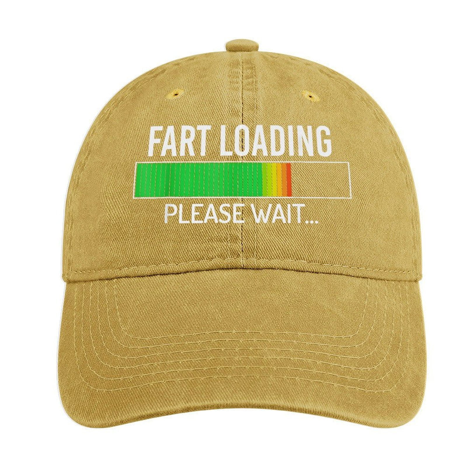 Fart Loading Sand Colour Hat Adjustable Funny Fashion Unisex Baseball ...