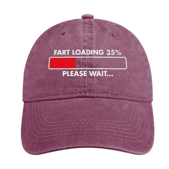 Fart Loading Wine Red Hat Adjustable Funny Fashion Unisex Baseball Cap ...