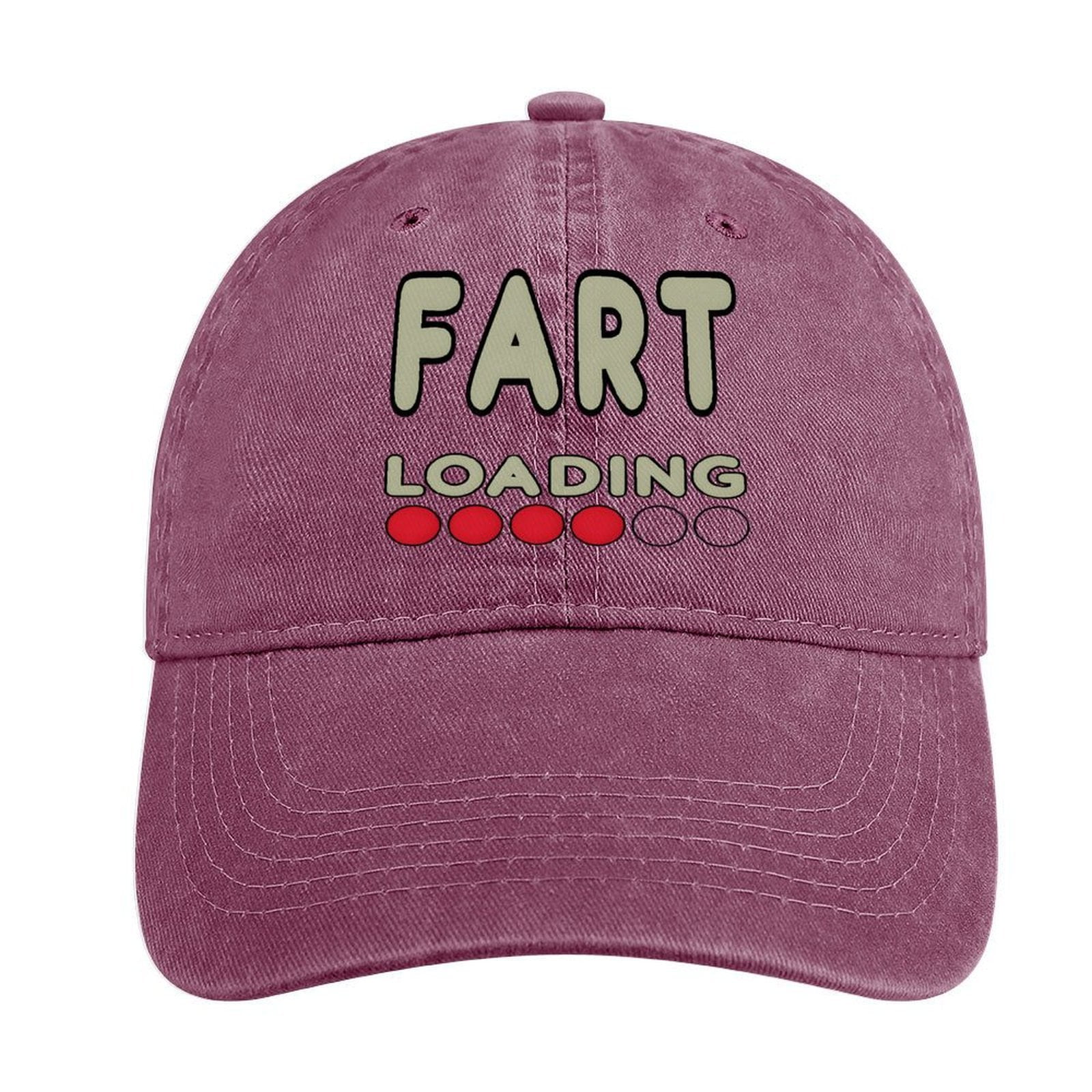 Fart Loading Wine Red Hat Adjustable Funny Fashion Unisex Baseball Cap ...