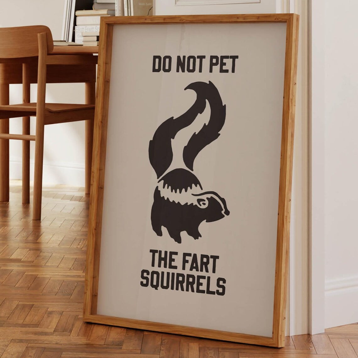 Fart Squirrels Bathroom Print Nature Bathroom Art Funny Bathroom Wall ...
