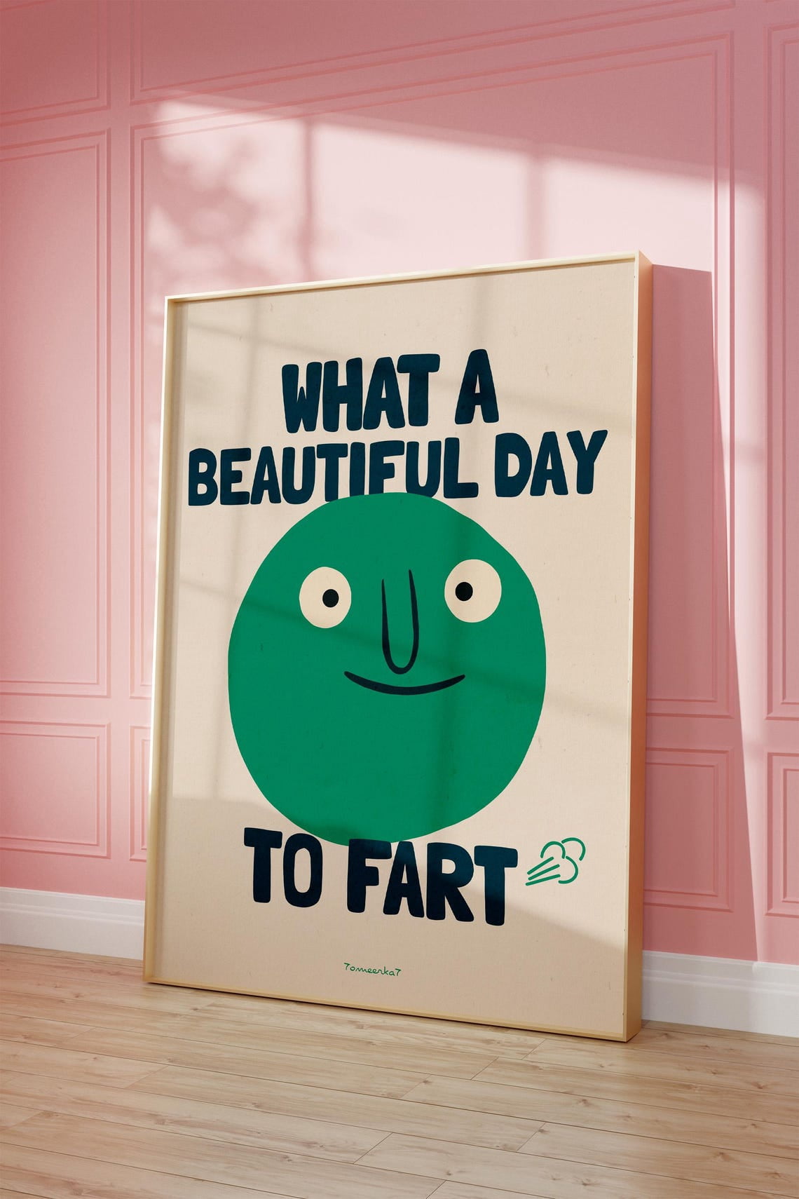 Fart Uplifting Quote Inspirational Wall Art Bathroom Dopamine Decor ...