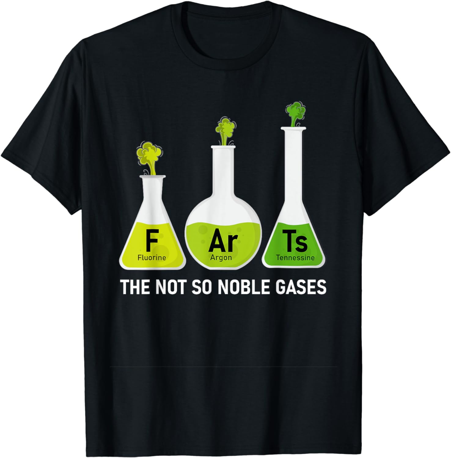 Farts The Not So Noble Gases Funny Chemistry T-Shirt - Walmart.com