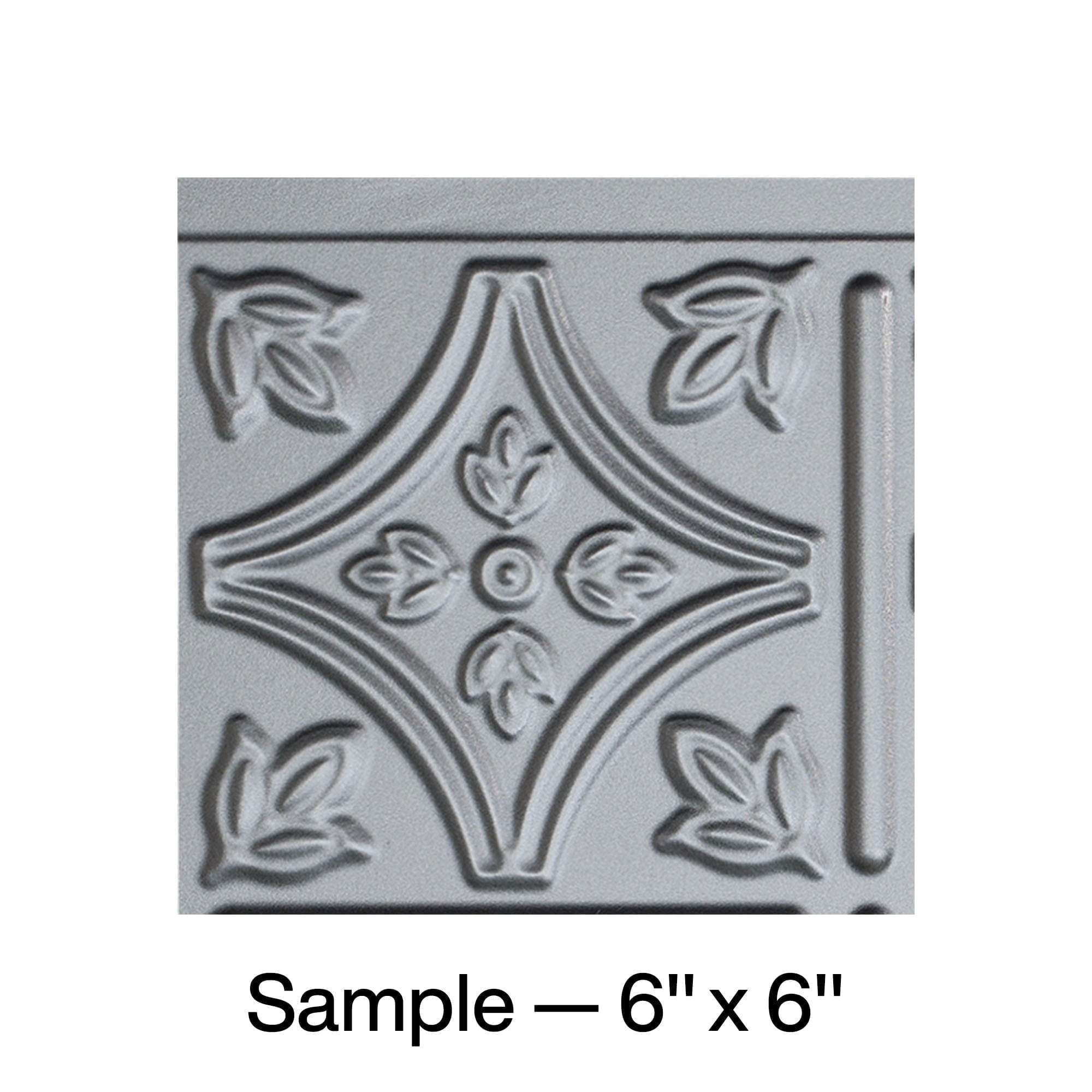 FASÄDE Traditional Style 1 Decorative Vinyl Backsplash Panel in Argent ...