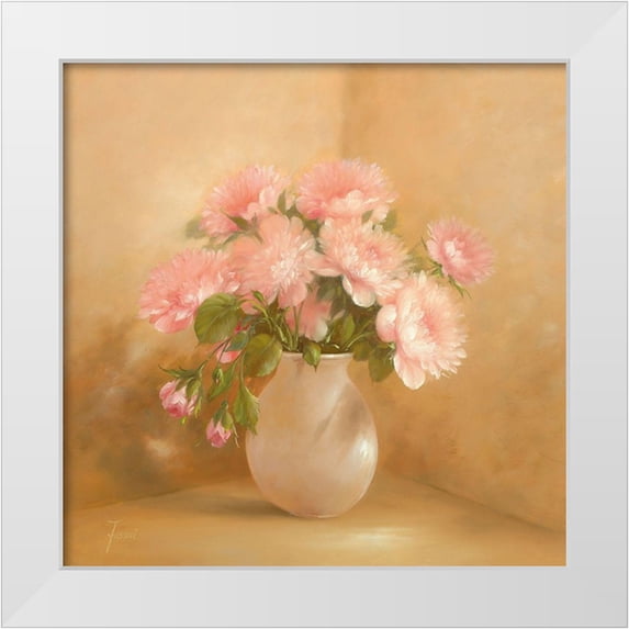Fasani 26x26 White Modern Wood Framed Museum Art Print Titled ...