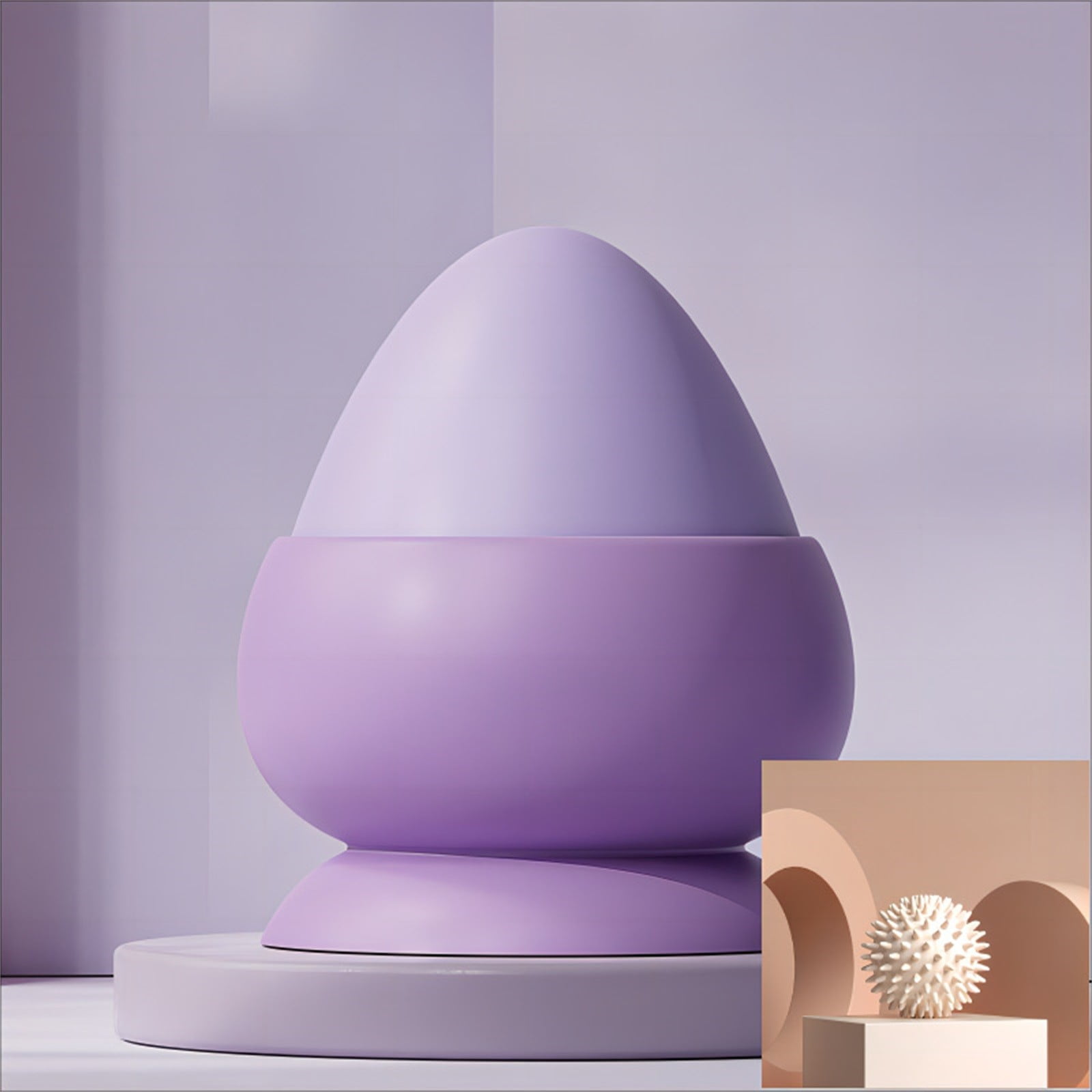 Fascia Ball Suction Cup Silicone Sole Massage Hedgehog Ball Yoga ...