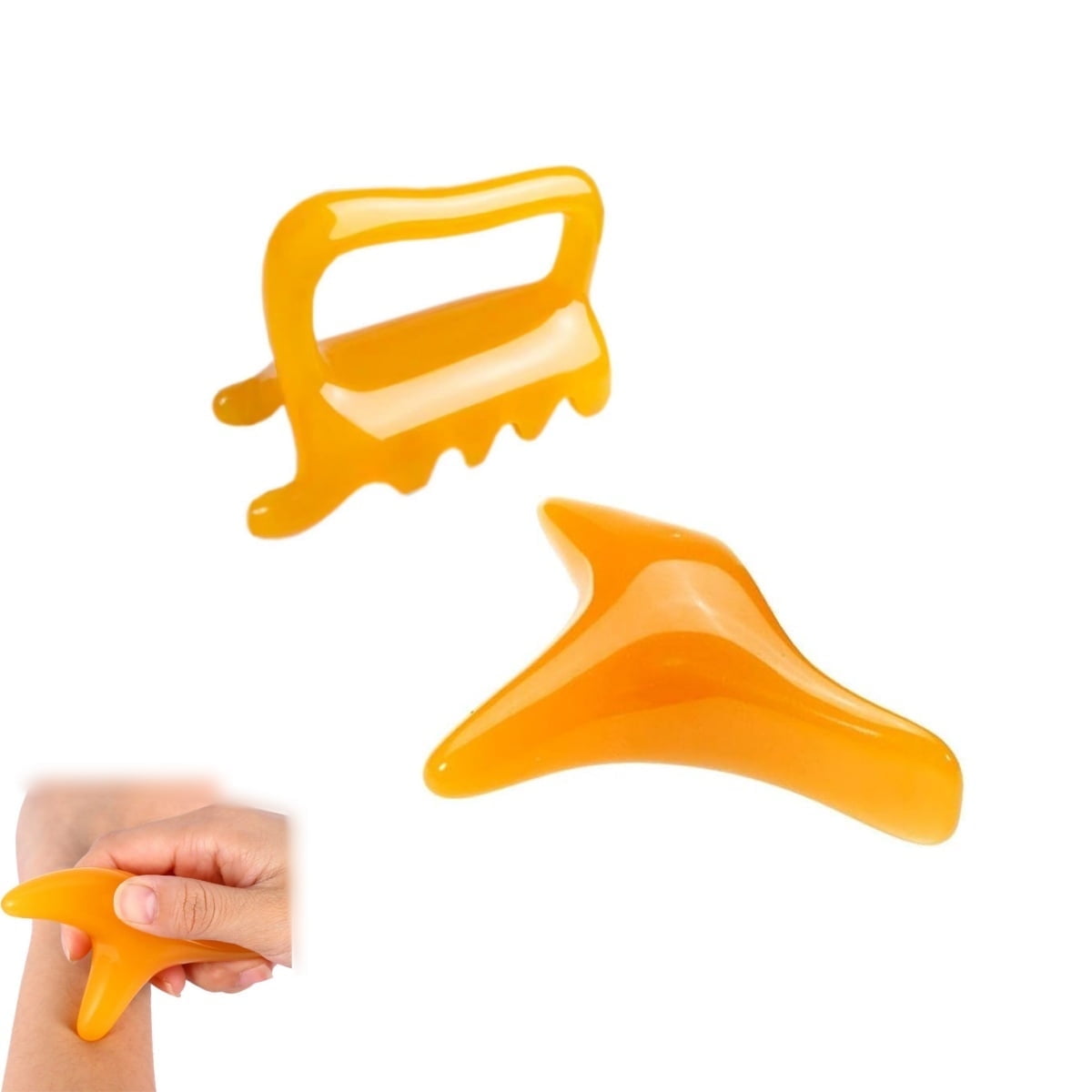 Fascia Massage Tool,2Pack Fascia Cellulite Massager for Face,QZS ...