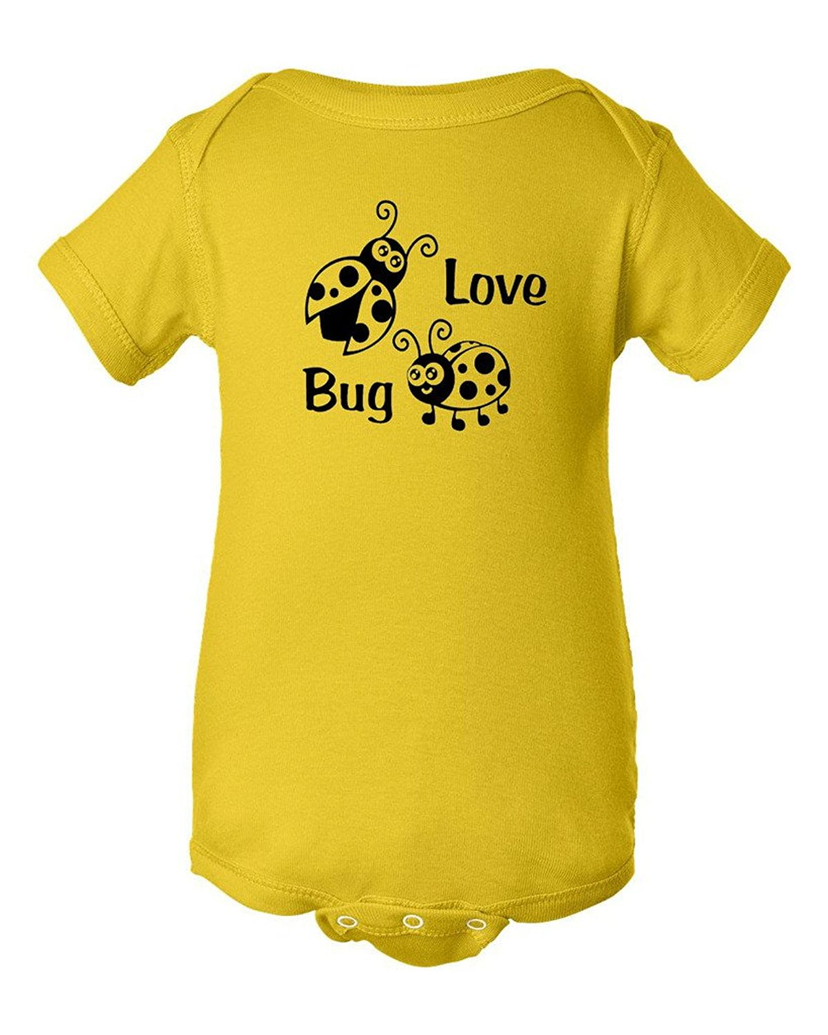 Fasciino Cute Baby Onesie Bodysuit Love Bug (Sizes: NB-24M) - Walmart.com