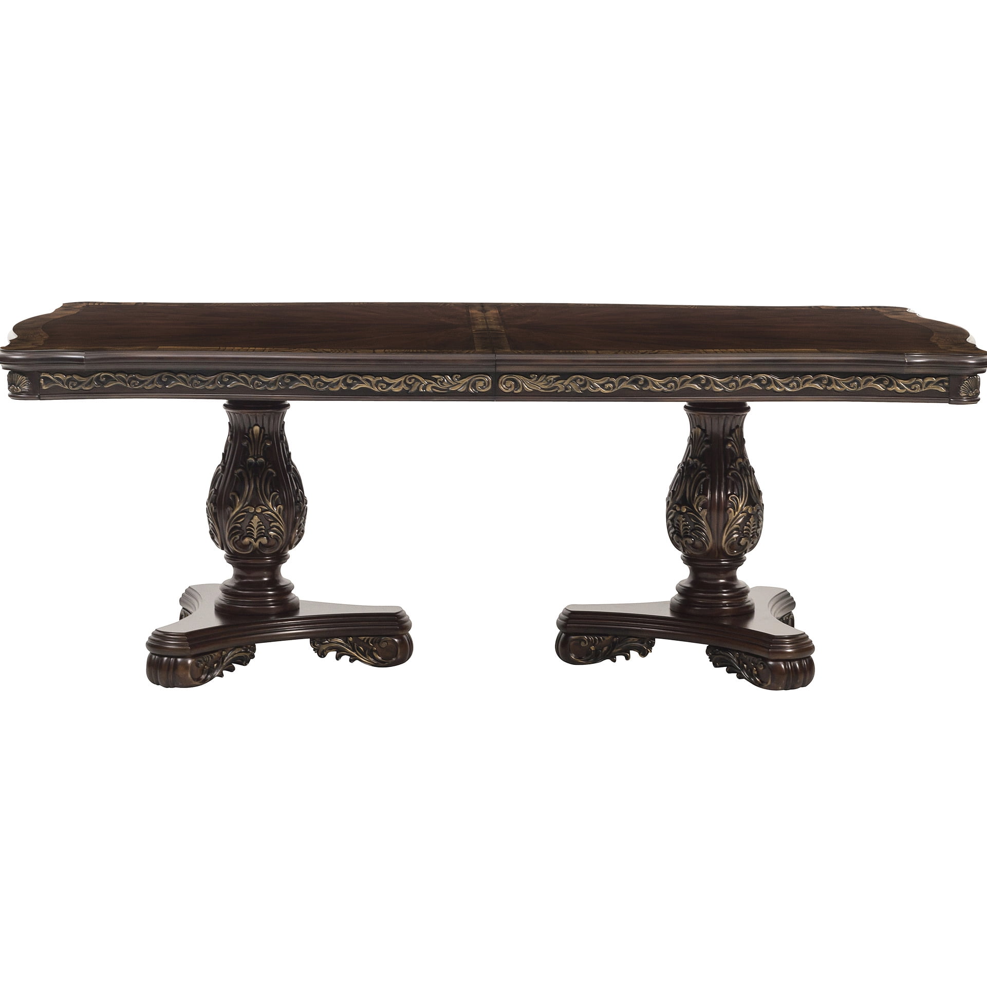 Fascinating American Traditional Dining Table, Cherry-colored Finish ...