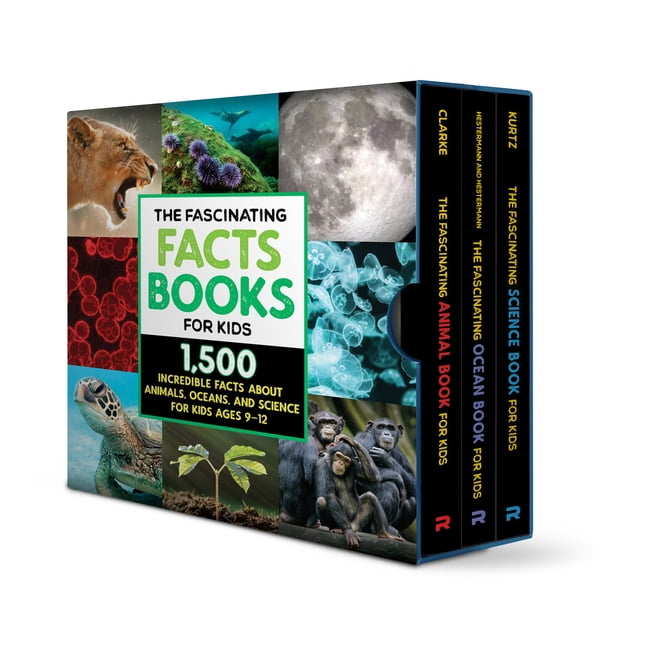 Fascinating Facts for Kids: Animals, Oceans, Science, Ages 9-12, 3 Book ...