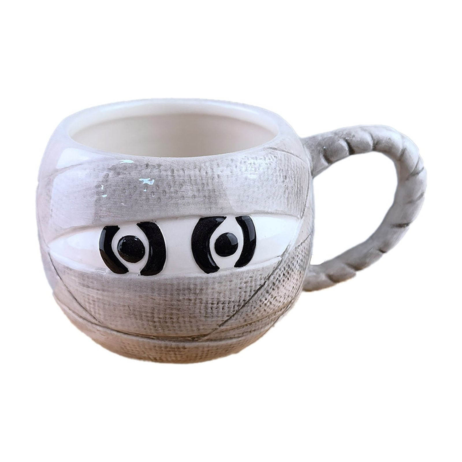 Fascinating Mug: 3D Shade & Colored Bandaged Figure Design For Work ...