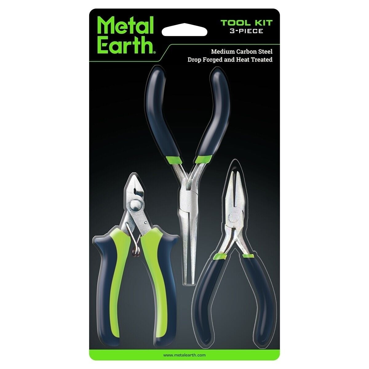 Fascinations 3-Piece Metal Earth Tool Kit, Includes Clipper Flat Nose ...