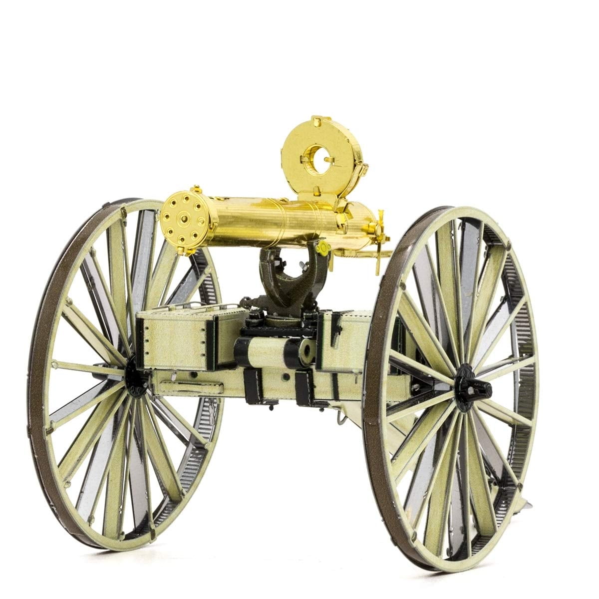 Fascinations Metal Earth Wild West Gatling Gun 3D Metal Model Kit ...