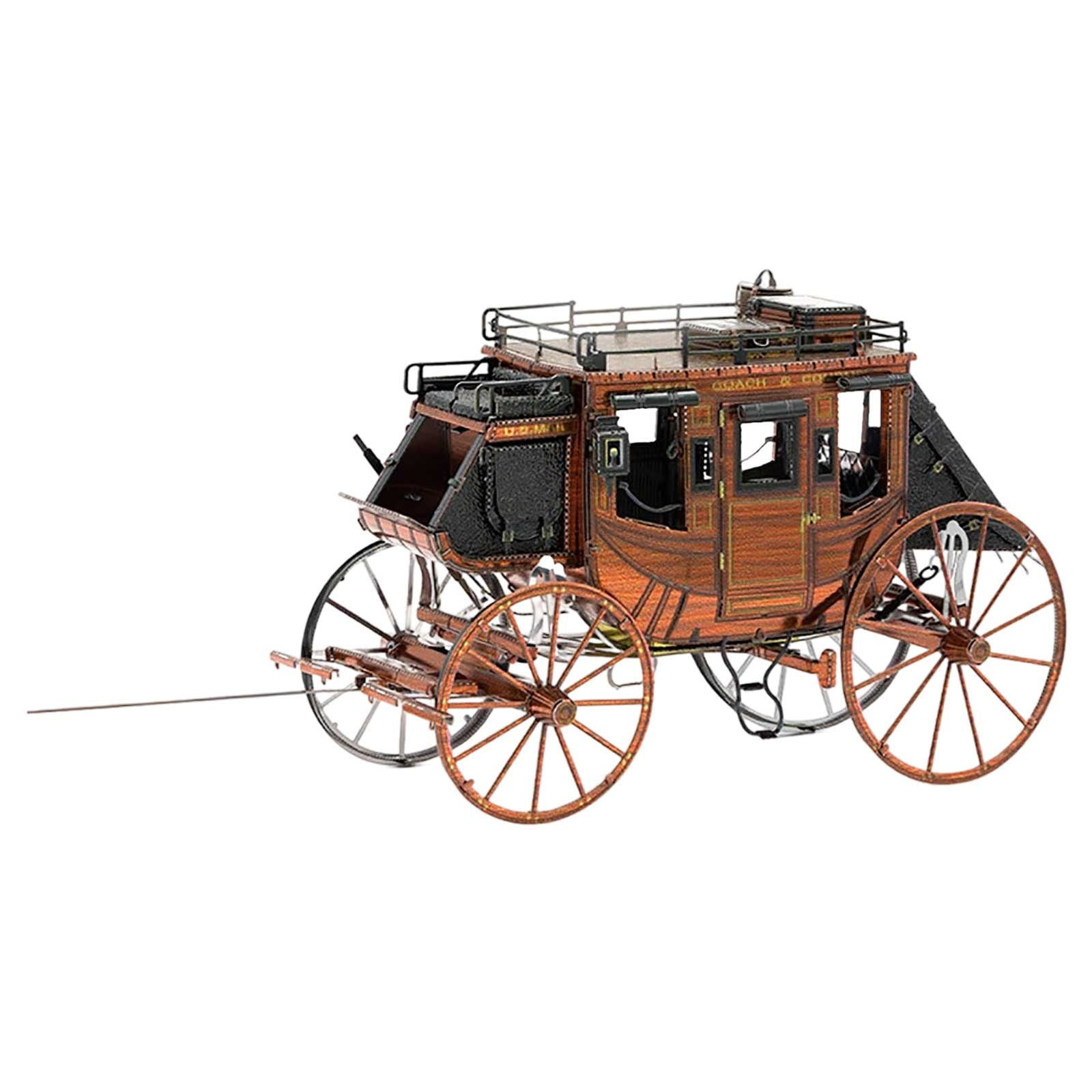 Fascinations Metal Earth Wild West Stagecoach 3D Metal Model Kit 3D ...