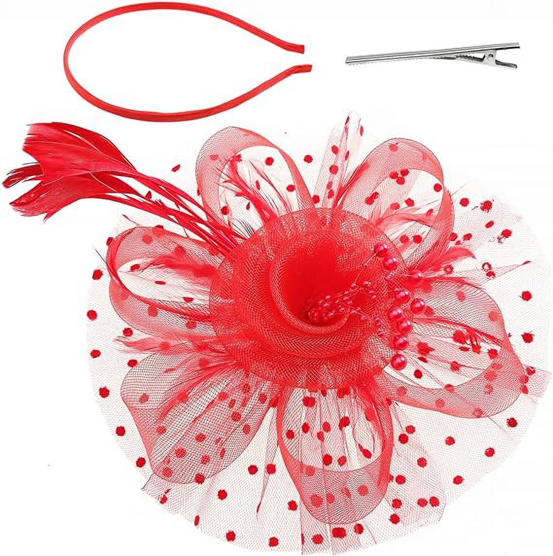Fascinators Headband Hats for Women Kentucky Derby Tea Party Wedding ...