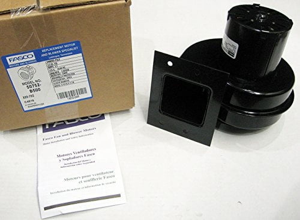 Fasco 50752-D500 Centrifugal Blower Ventilation Fans, 115V, 60Hz, 1.1 ...