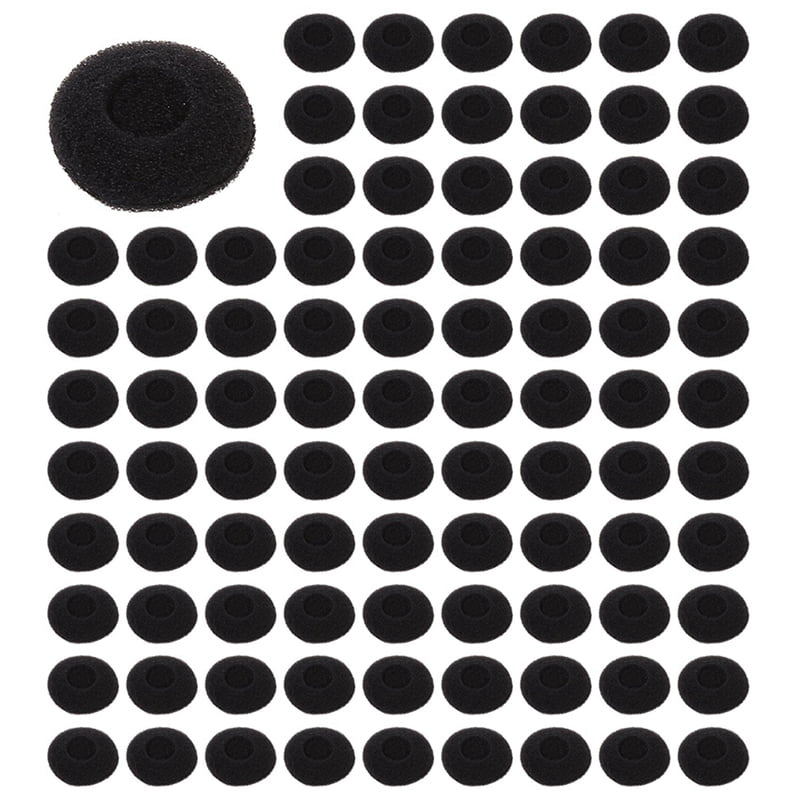 Fasdga 1000 Pcs Black Sponge Earbud Headphone Cap Ear Pads Cover ...