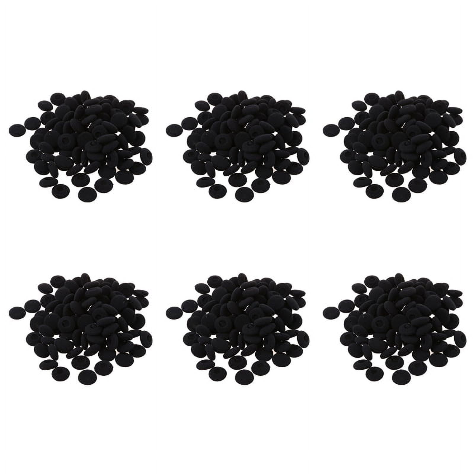 Fasdga 600 Pcs Black Sponge Earbud Headphone Cap Ear Pads Cover ...