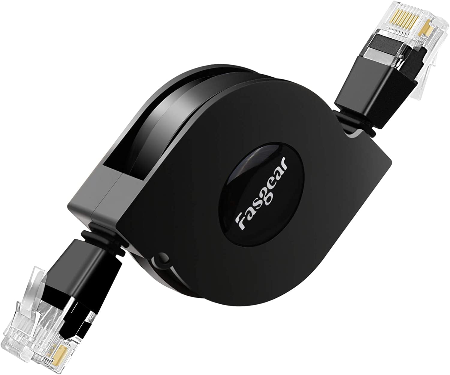 Fasgear Cat6 Ethernet Cable Adjustable Flat Internet Network LAN Patch ...