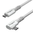Fasgear USB C 3.2 Gen 2x2 Cable 6ft Right Angle 20Gbps 4K Video 100W ...