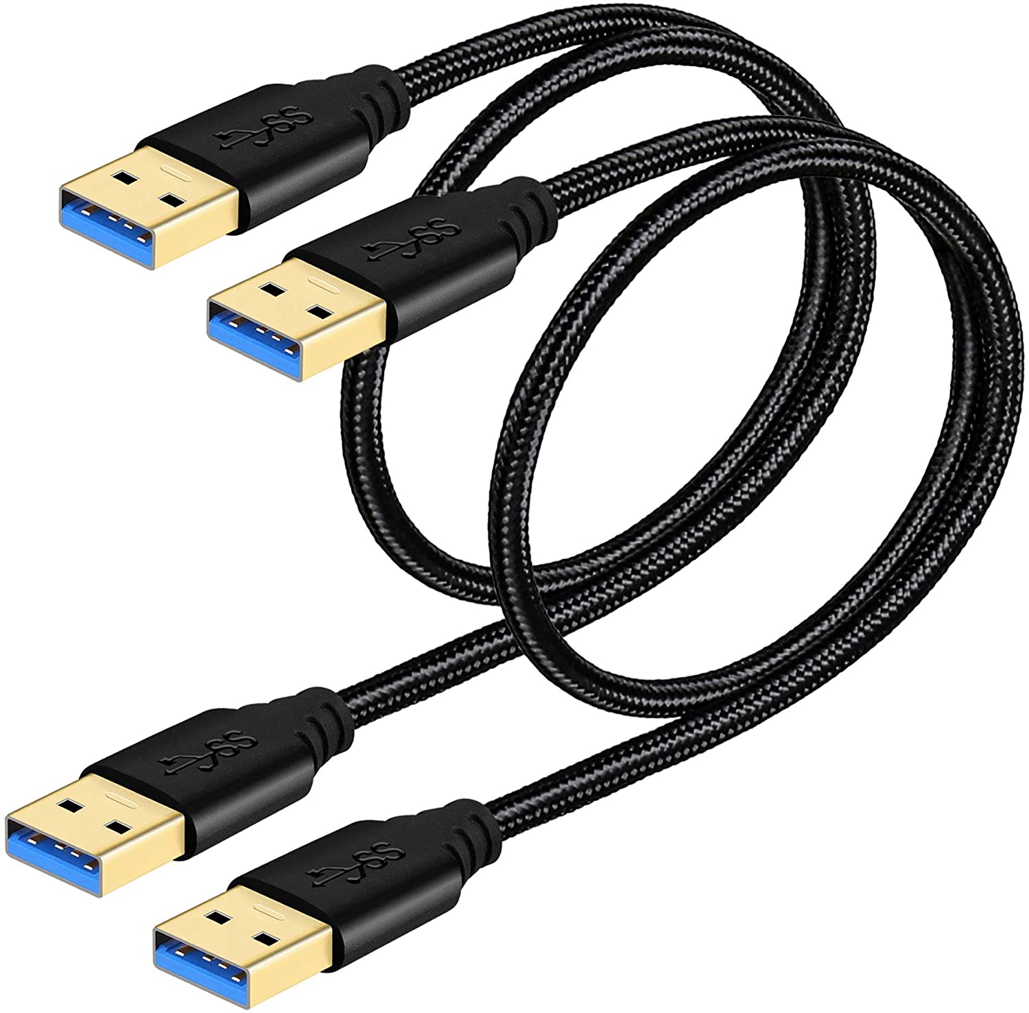 Cable Matters 2-Pack USB 3.0 Cable (USB to USB Cable Male to Male) in ...