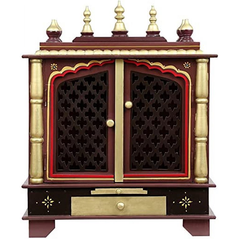 Fasherati Led Light Home Temple/Pooja Mandir/Wooden Temple/Temple
