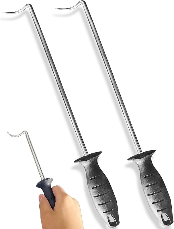 Fashion 17 inch Pigtail Food Flipper, One Size, Stainless Steel Meat ...