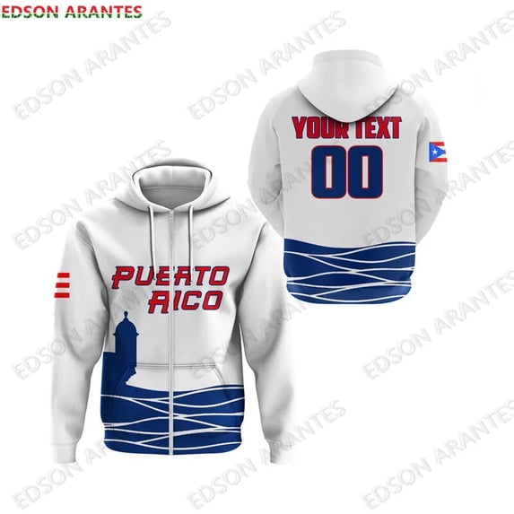 Fashion 2023 Puerto Rico 3d Hoodie Men Women Tracksuit Custom NAME ...