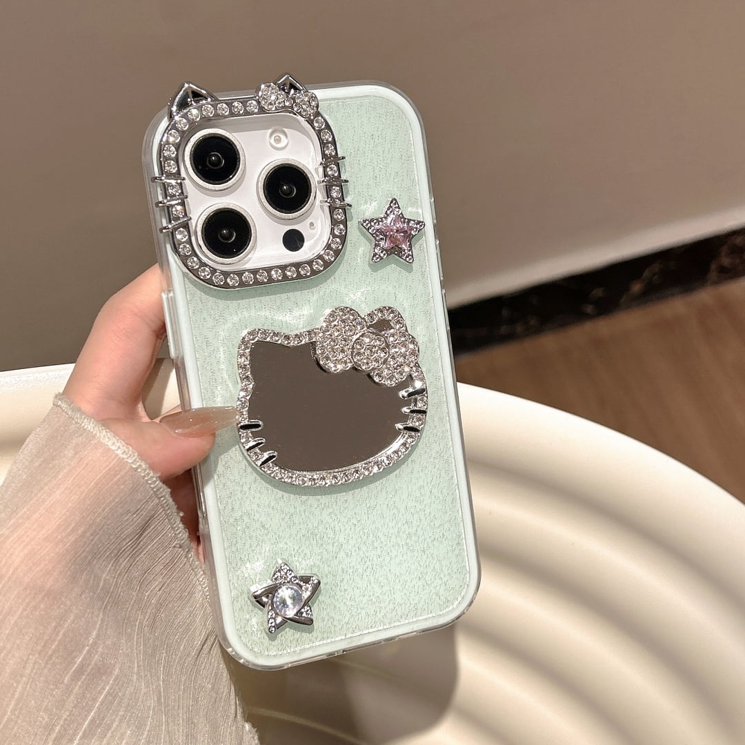 Fashion 3D Cute Hello Kitty Phone Case For iPhone 16 15 14 13 12 11 Pro ...