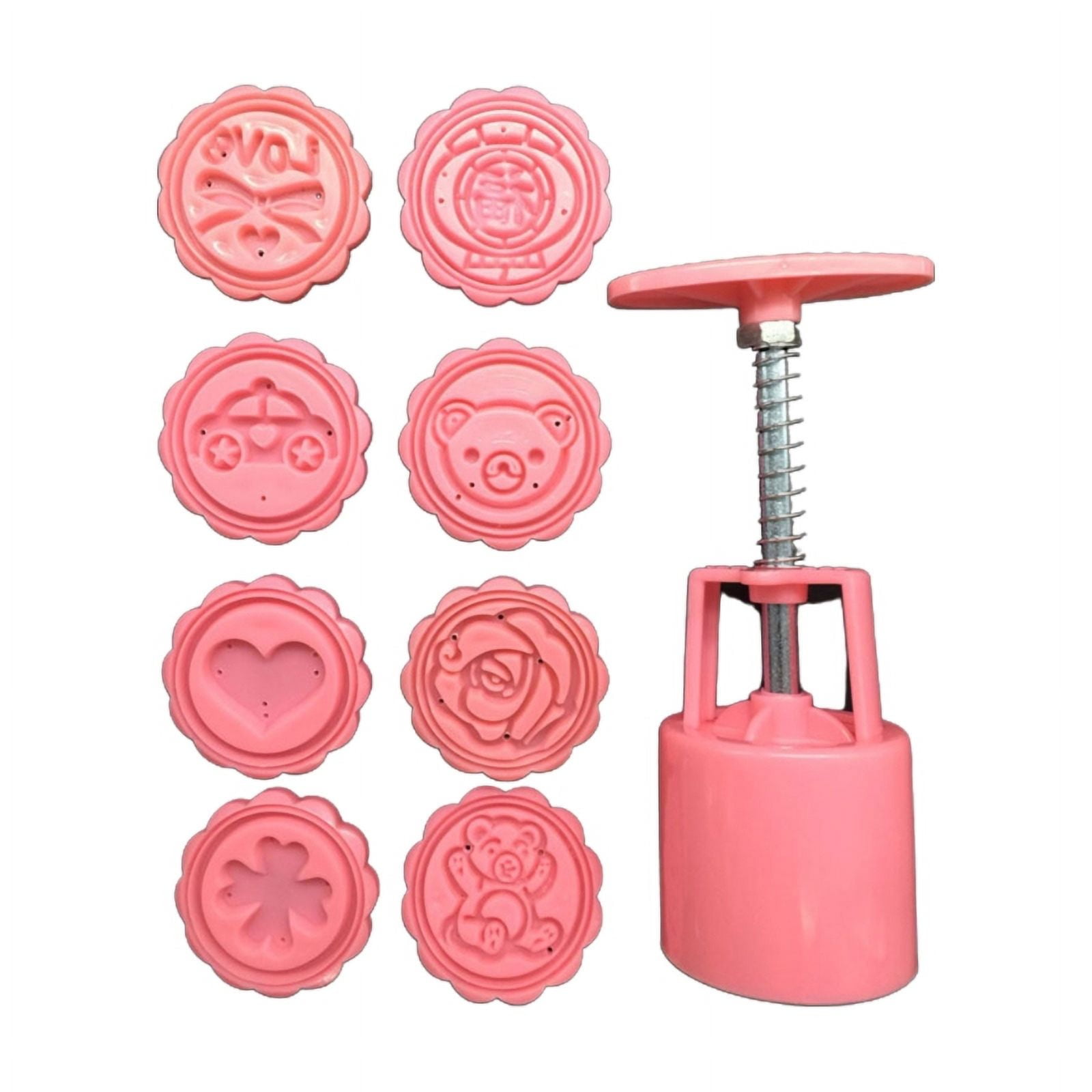 Fashion 3D Mooncake Mold Mooncake Baking Tools Plastic Mung Bean Cake ...