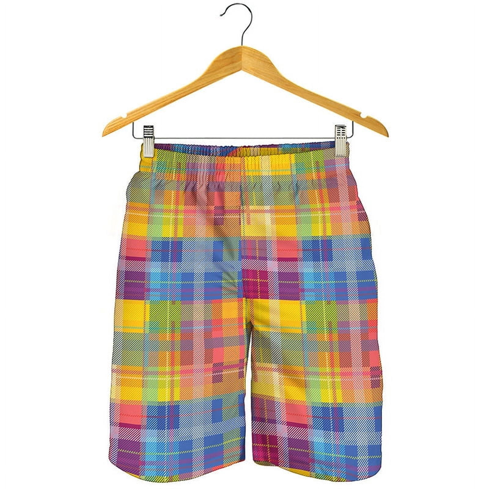 Fashion 3D Printed Stripes Beach Shorts Men Colorful Graphics Board ...