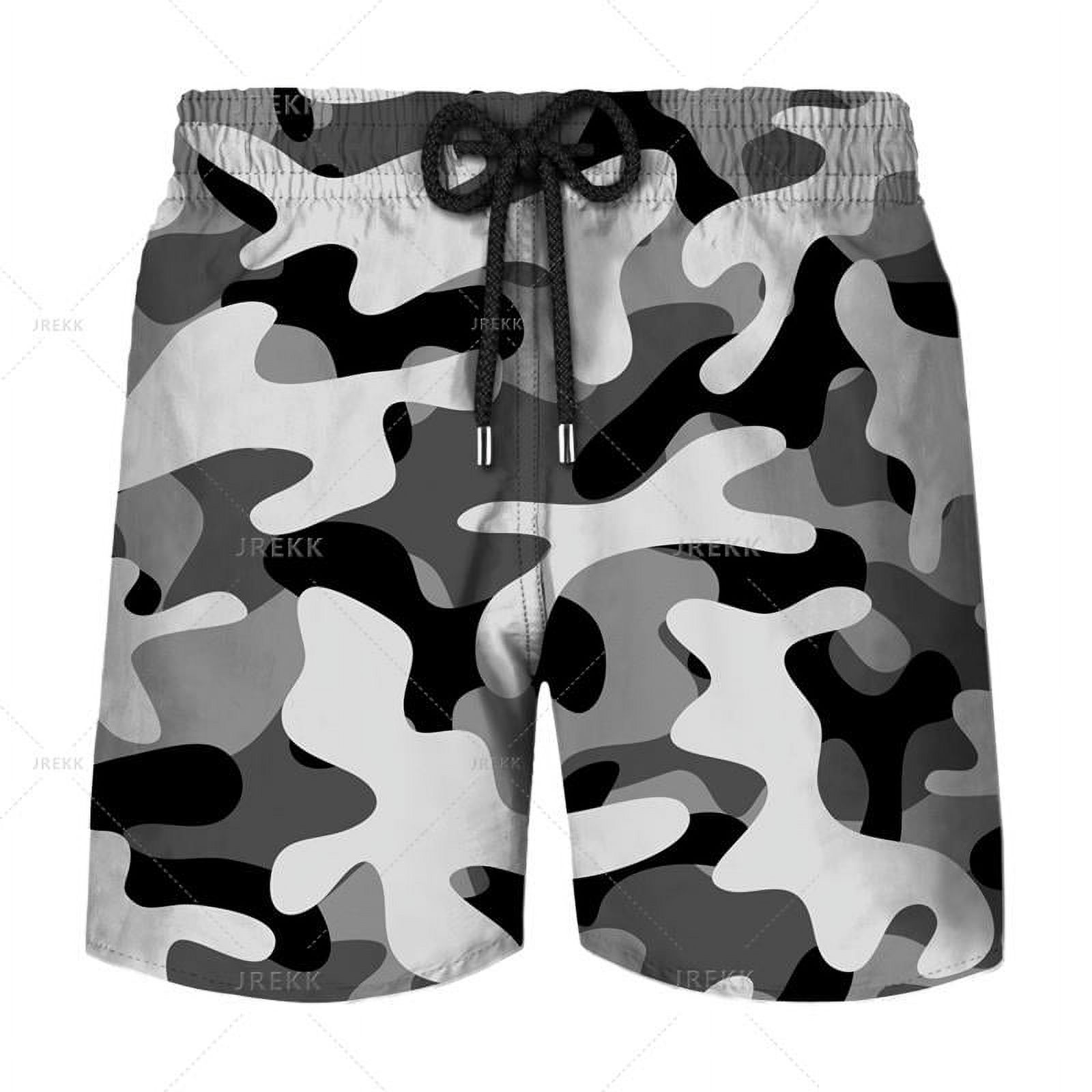 Fashion 3D uflage Print Shorts Men Women Kid Street Casual Oversize ...
