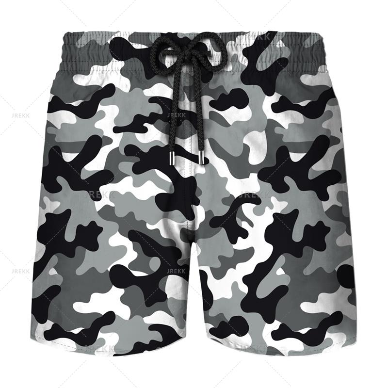 Fashion 3D uflage Print Shorts Men Women Kid Street Casual Oversize ...
