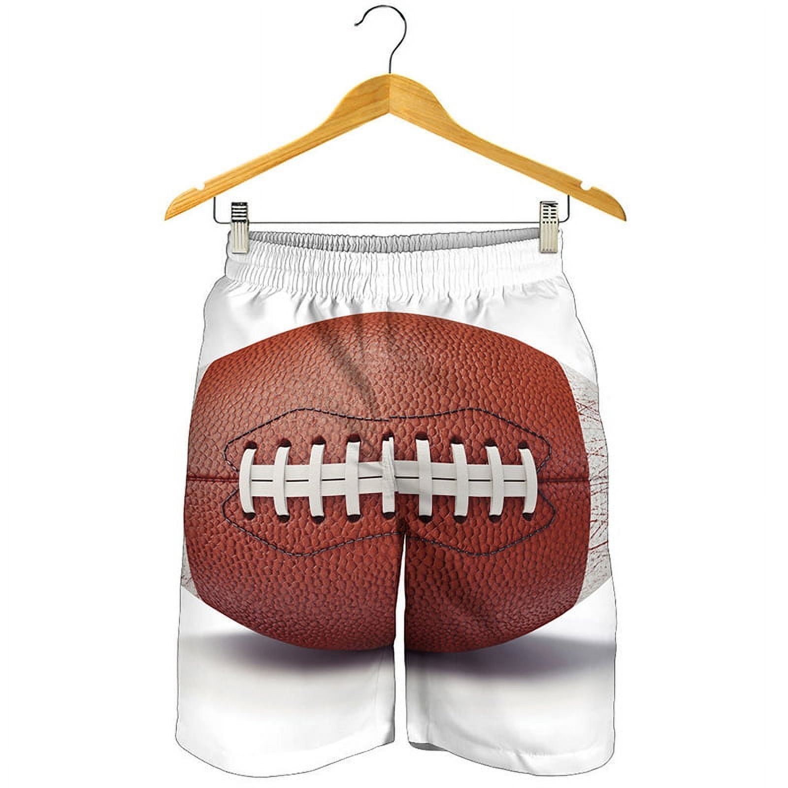 Fashion American Football Graphic Beach Shorts Men 3D Printed Sports ...