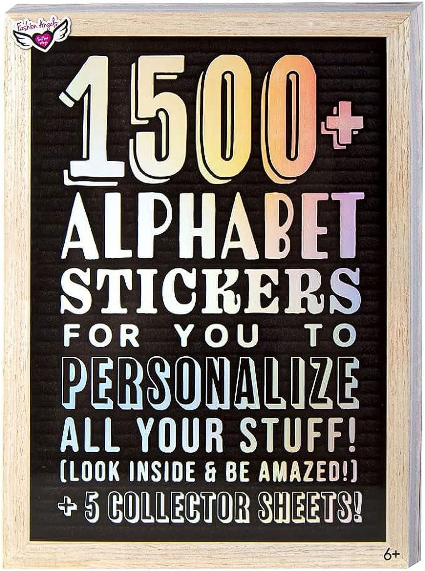 Fashion Angels 1500+ Alphabet Stickers Book and Collector Sheets - 35 ...