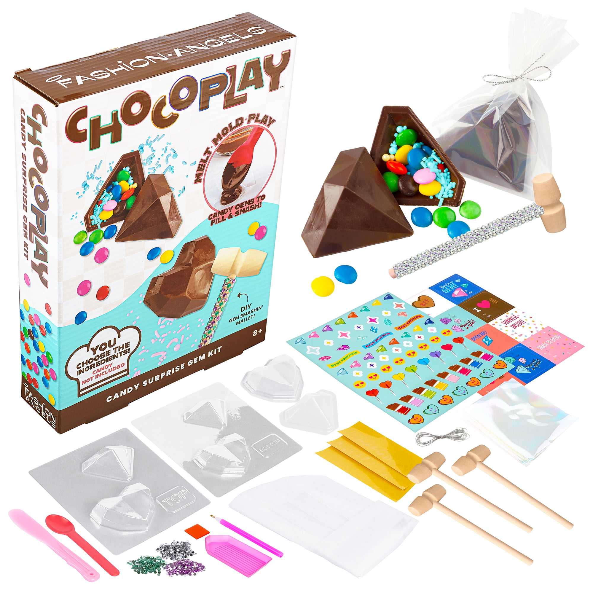 Fashion Angels Chocoplay Candy Making Kit Breakable Candy Surprise Gems ...