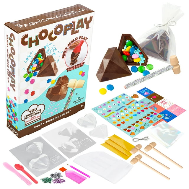 Fashion Angels Chocoplay Candy Making Kit Breakable Candy Surprise Gems ...