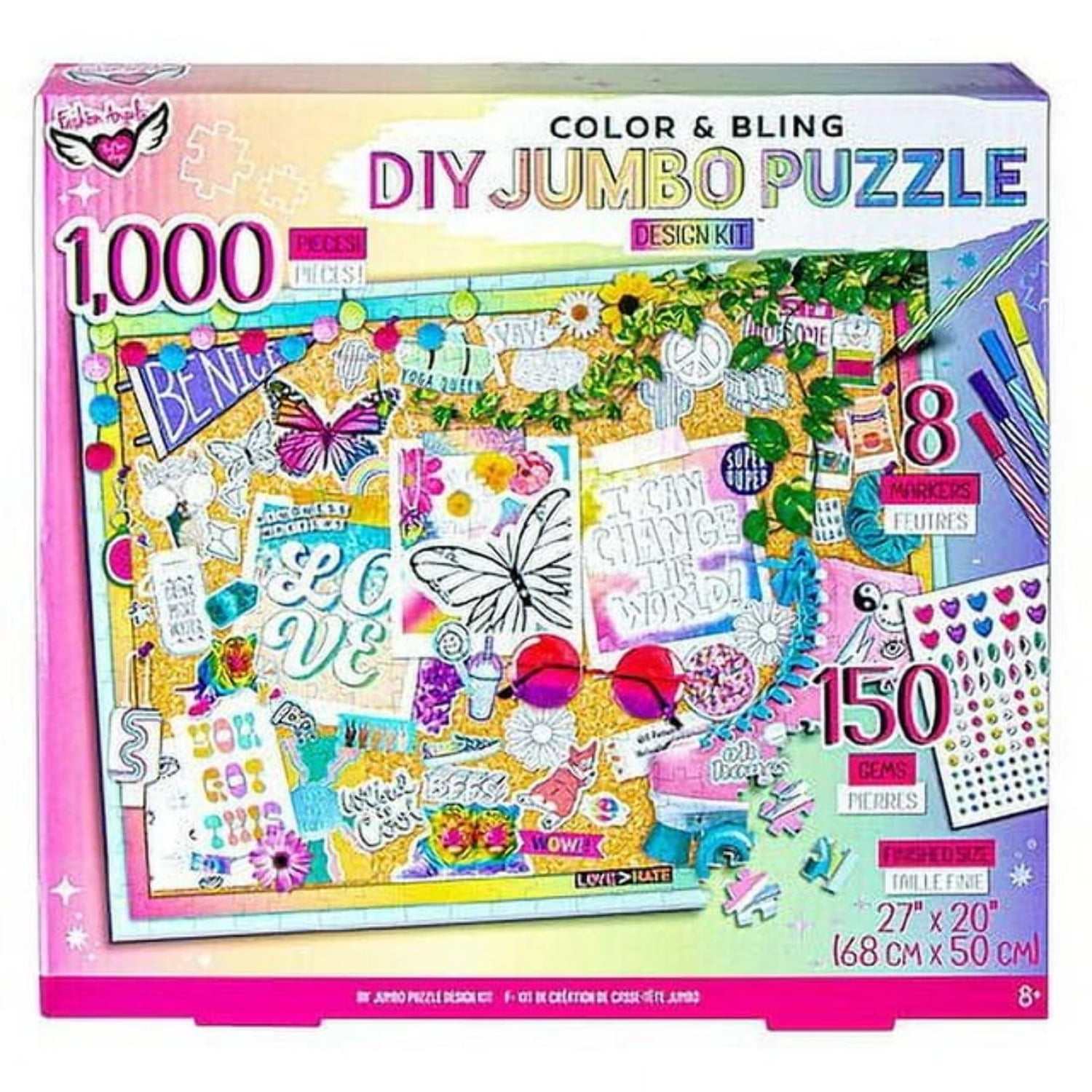 Fashion Angels Color Bling DIY 1000 Piece Puzzle - 1.0 ea - Walmart.com
