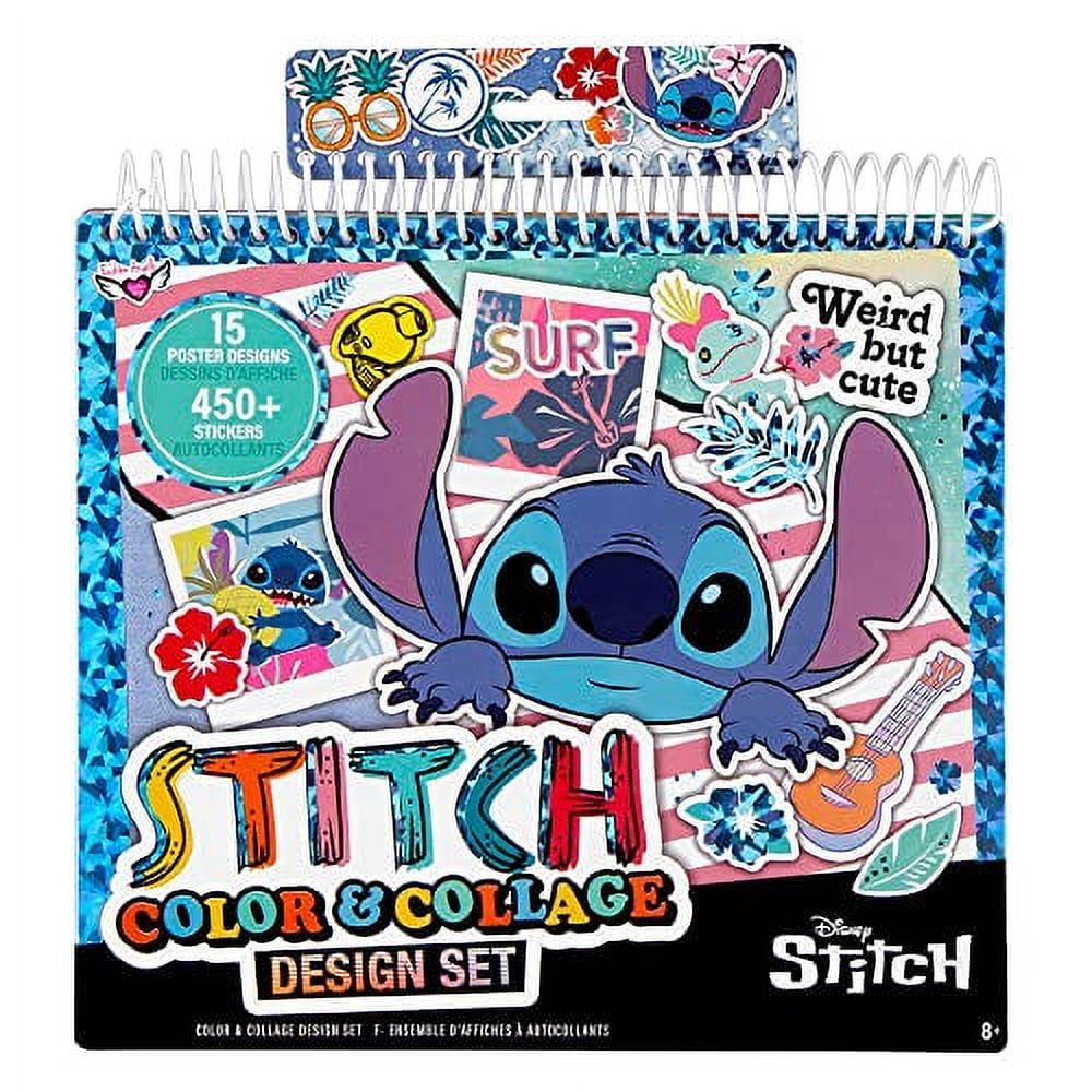 Fashion Angels Disney Stitch Color & Collage Design Set - 15 Colorable ...