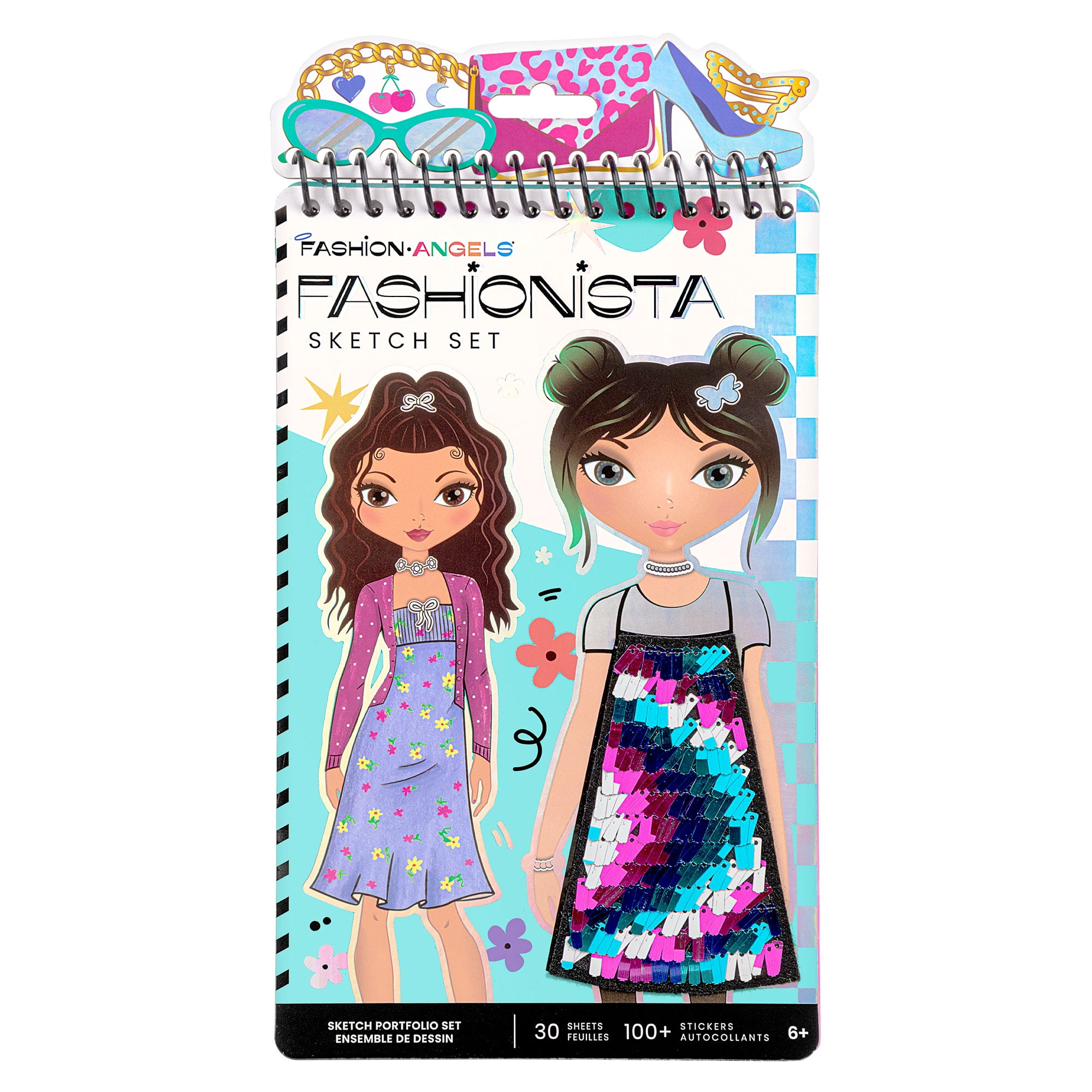 Fashion Angels Fashionista Fashion Design Art Sketch & Coloring ...